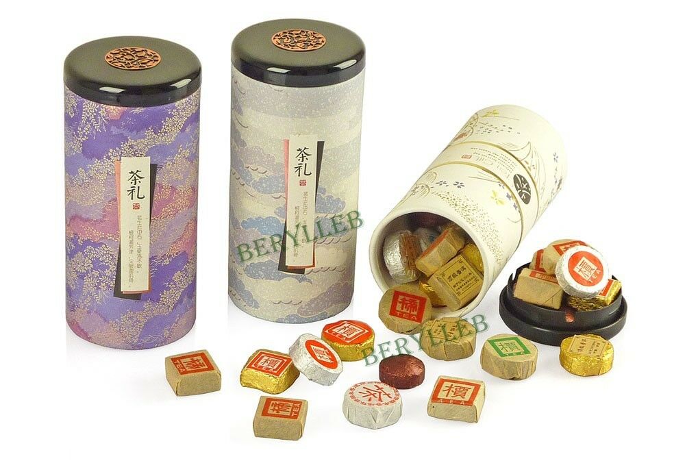 9 Kinds of Top Grade Mini Pu’er Tea Cakes 45 Grains w/t Gift Pack ...